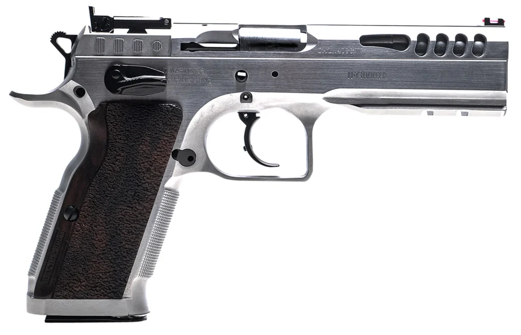 Tanfoglio IFG TFSTOCKM9 Defiant Stock Master 9mm Luger 17+1 4.75" Hard ...